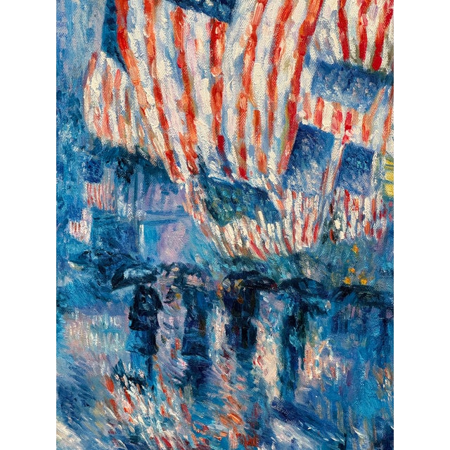 Frederick Childe Hassam "The Avenue in the Rain" a Reproduction ...