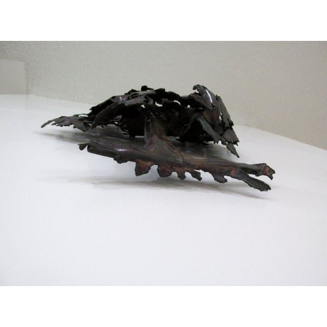 Vintage 1970's Mid-Century Modern Brutalist Tree Wall Sculpture | Chairish