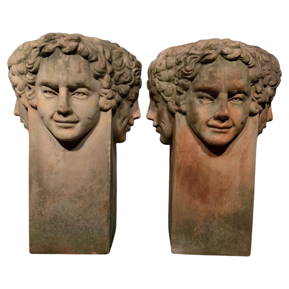 Large Tuscan Terracotta Planters, 1930s | Chairish