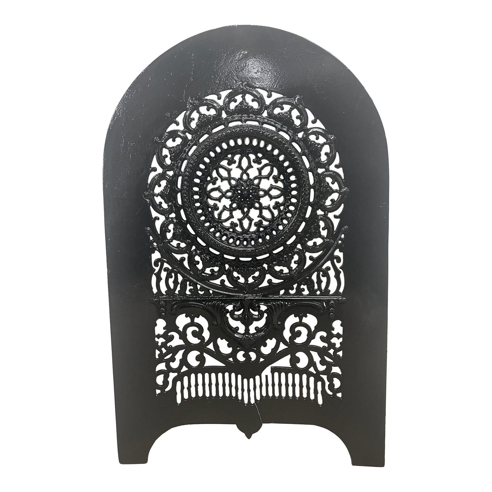 Late 18th Century 20.5"w X 32"h X 3" Protrusion Decorative Cast Iron ...