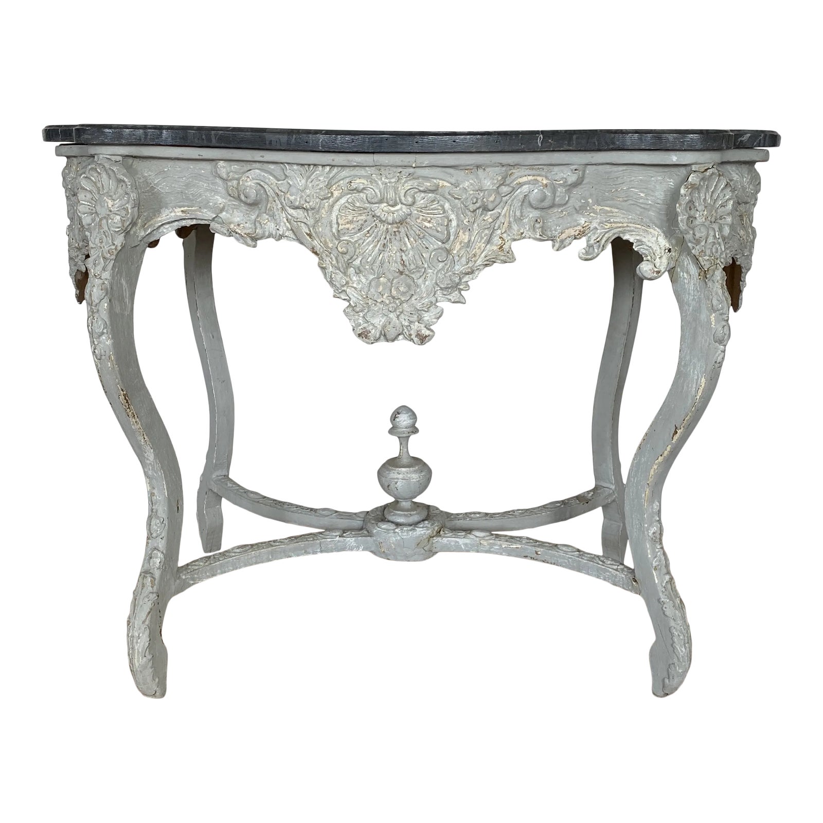 19th Century French Center Hall Table | Chairish