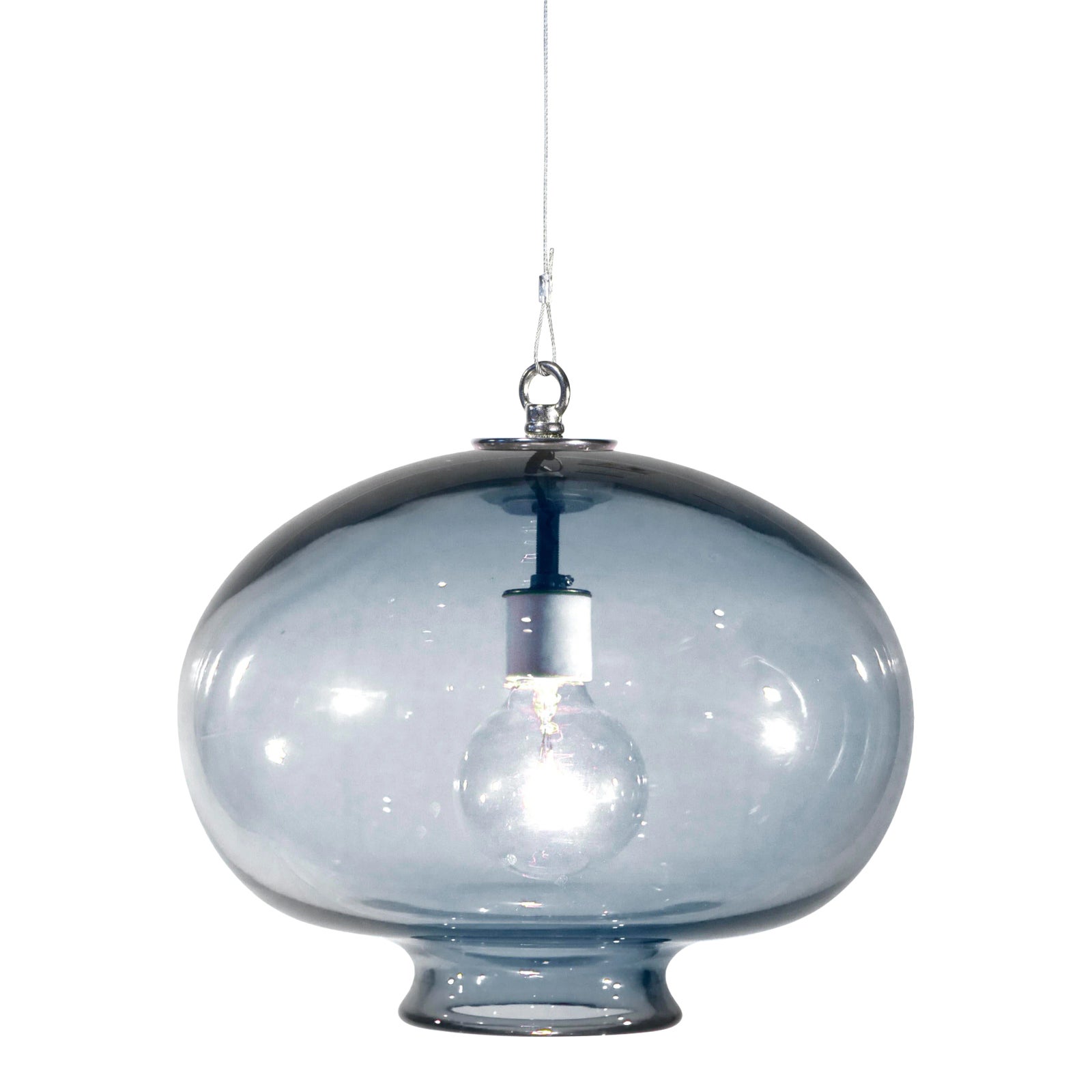 Lyra Pendant Light from the Versuvius Collection in Transparent | Chairish