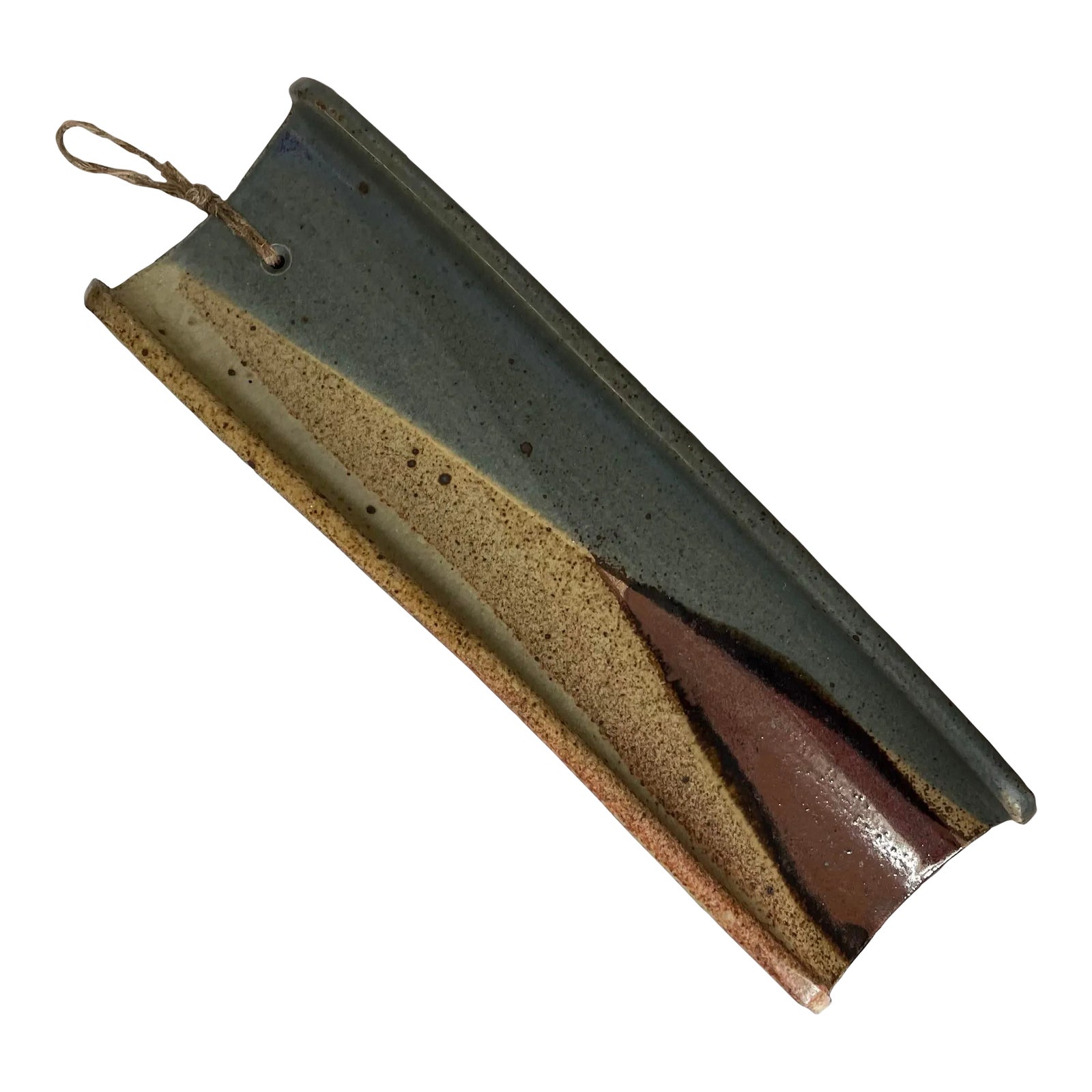 Mid 20th Century Studio Ceramic Baguette Bread Form | Chairish
