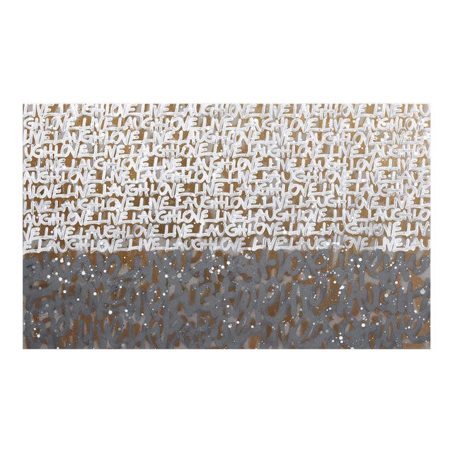 Graffiti Painting Street Urban Art "Live, Laugh, Love" Original Artwork ...