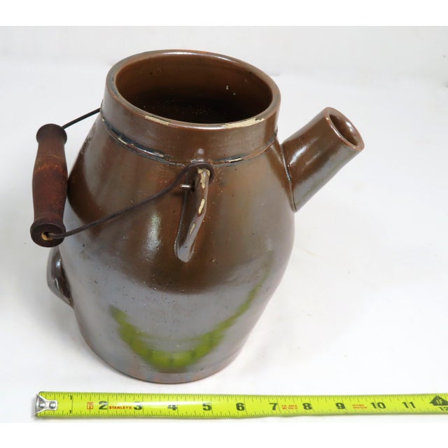 Antique American Primitive Stoneware Batter Jug Circa 1880s | Chairish