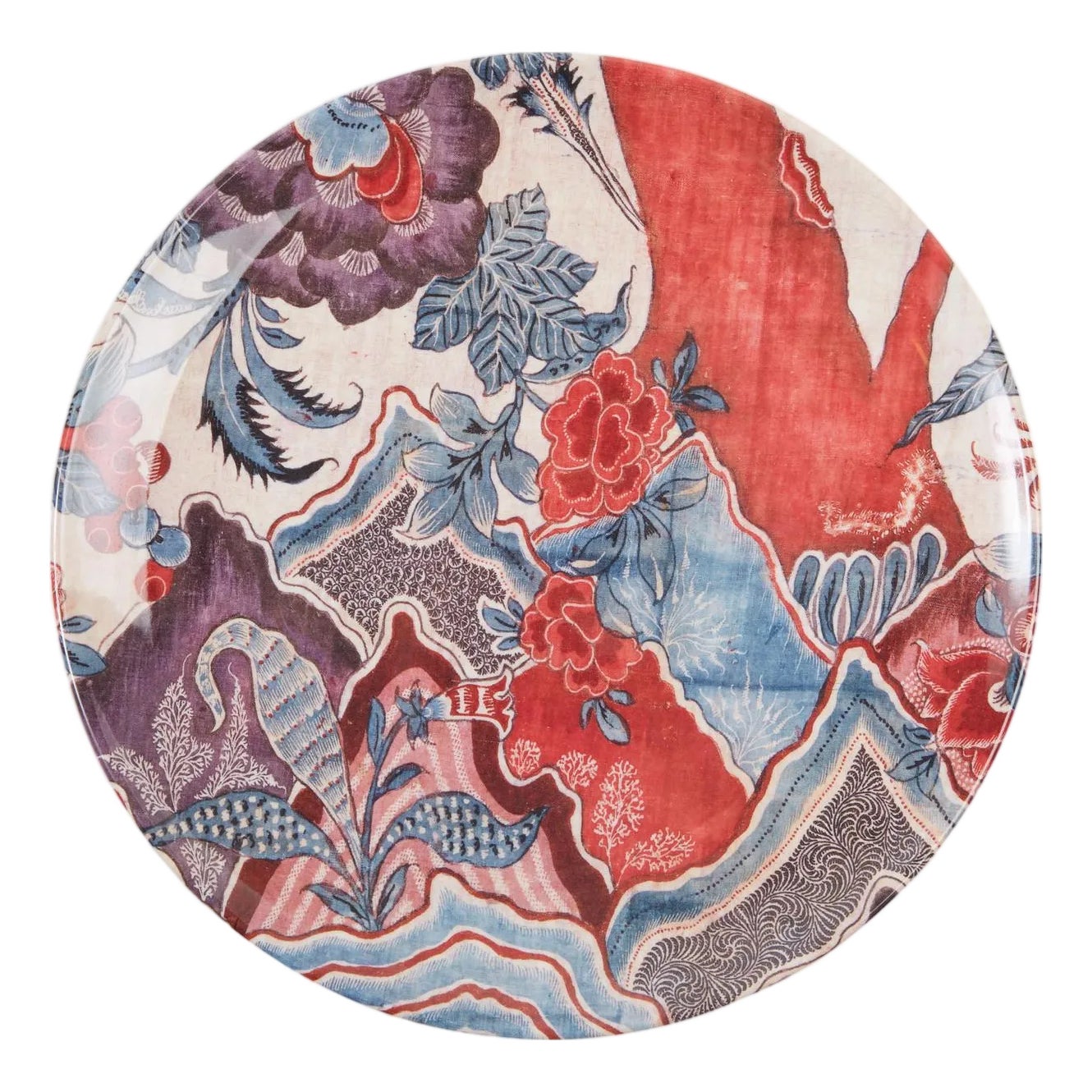 Palampore Dinner Plates, Set of 4 | Chairish