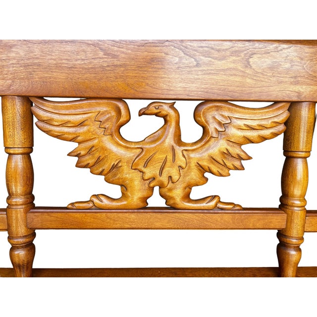 Mid 20th Century Vintage, Cushman Colonial, Solid Maple, Deacon's Bench ...