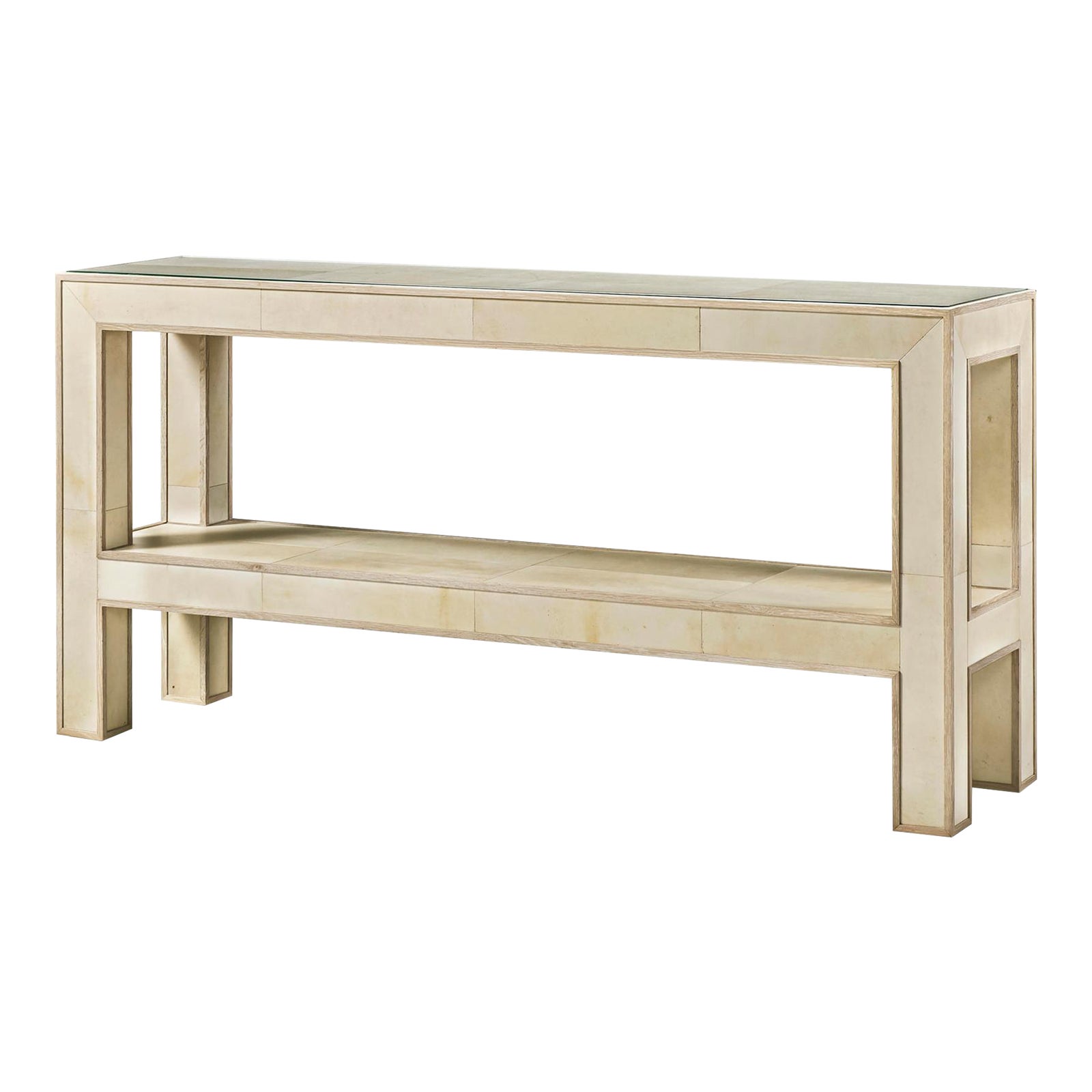 Organic Modern Console Table | Chairish