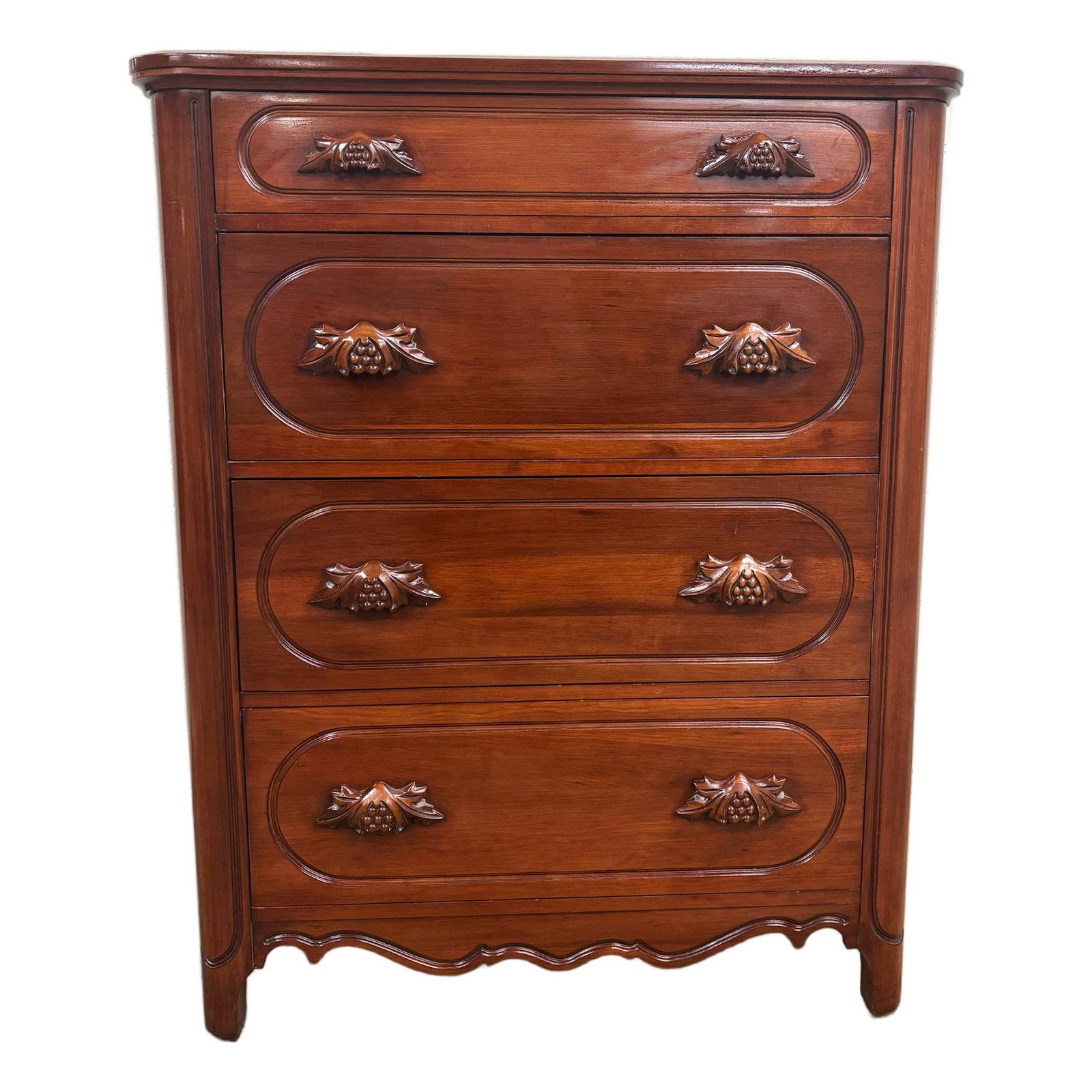 Vintage Davis Cabinet Co Lillian Russell Victorian Style Walnut Chest ...
