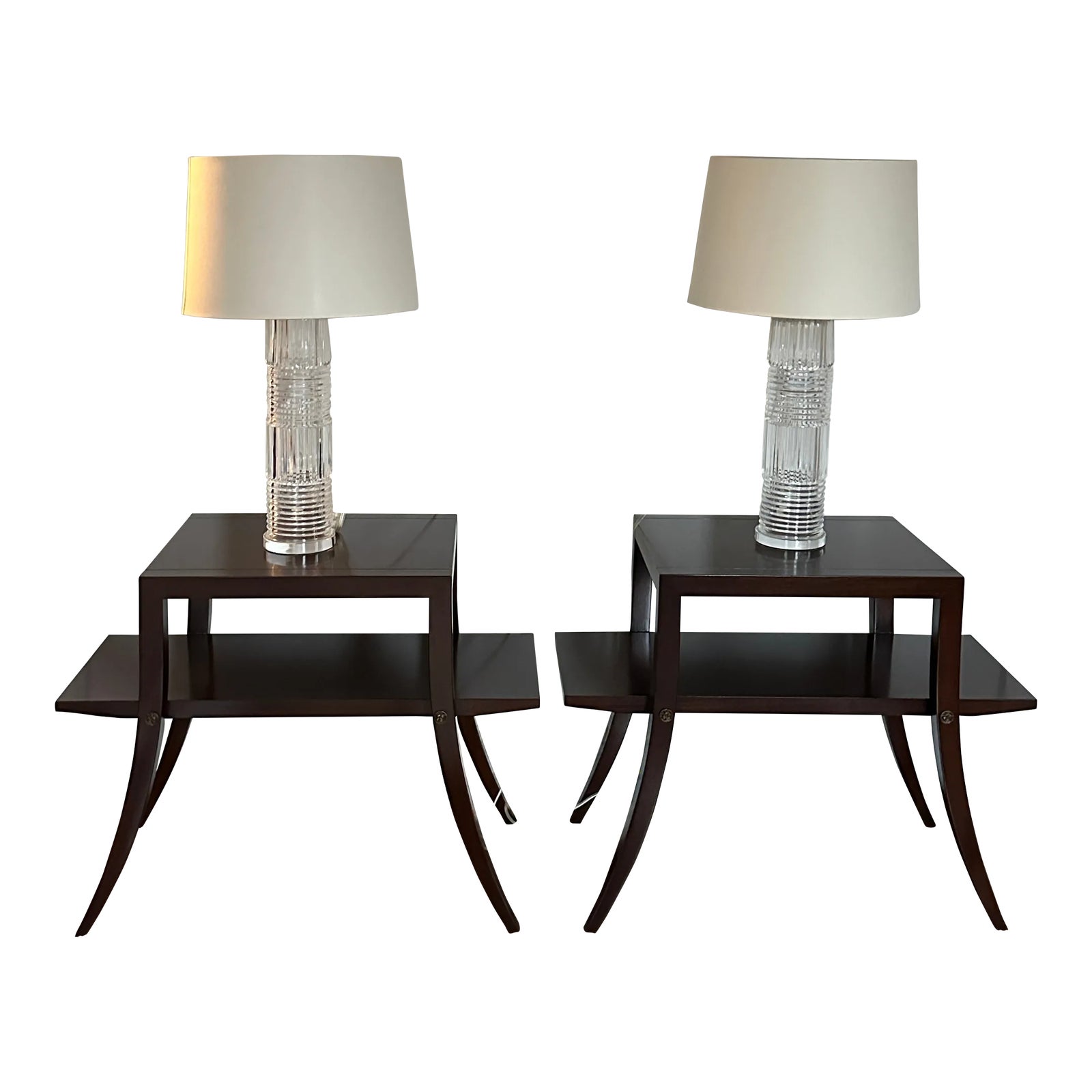 Pair of Baker Bangle Lamps | Chairish
