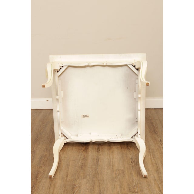 Hand Painted Square Dining Table | Chairish