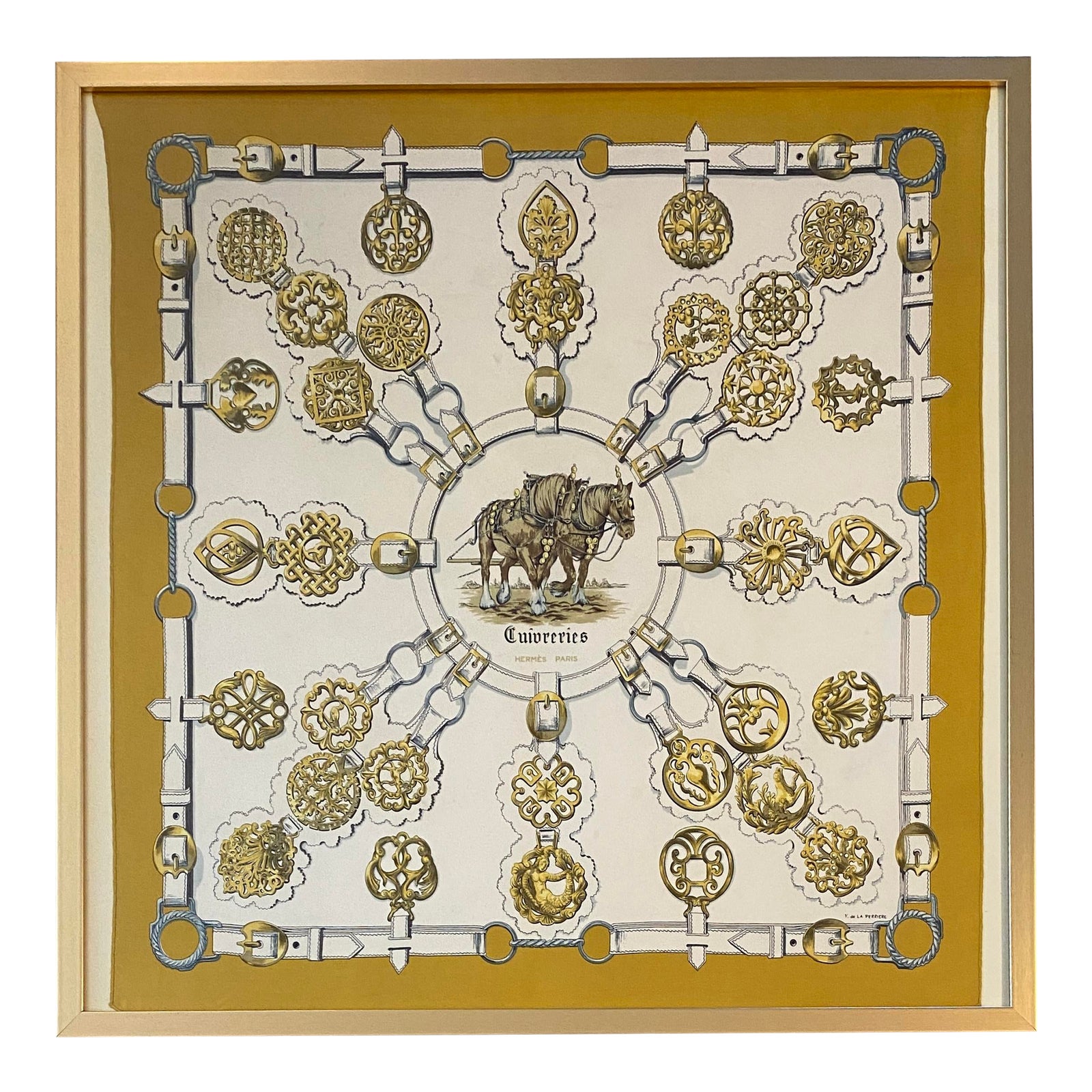 Hermes Framed Wall Art | Chairish