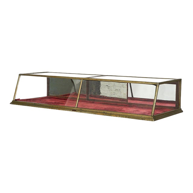 Antique Nickel Plated Country Store Counter Top Display Case by FH ...