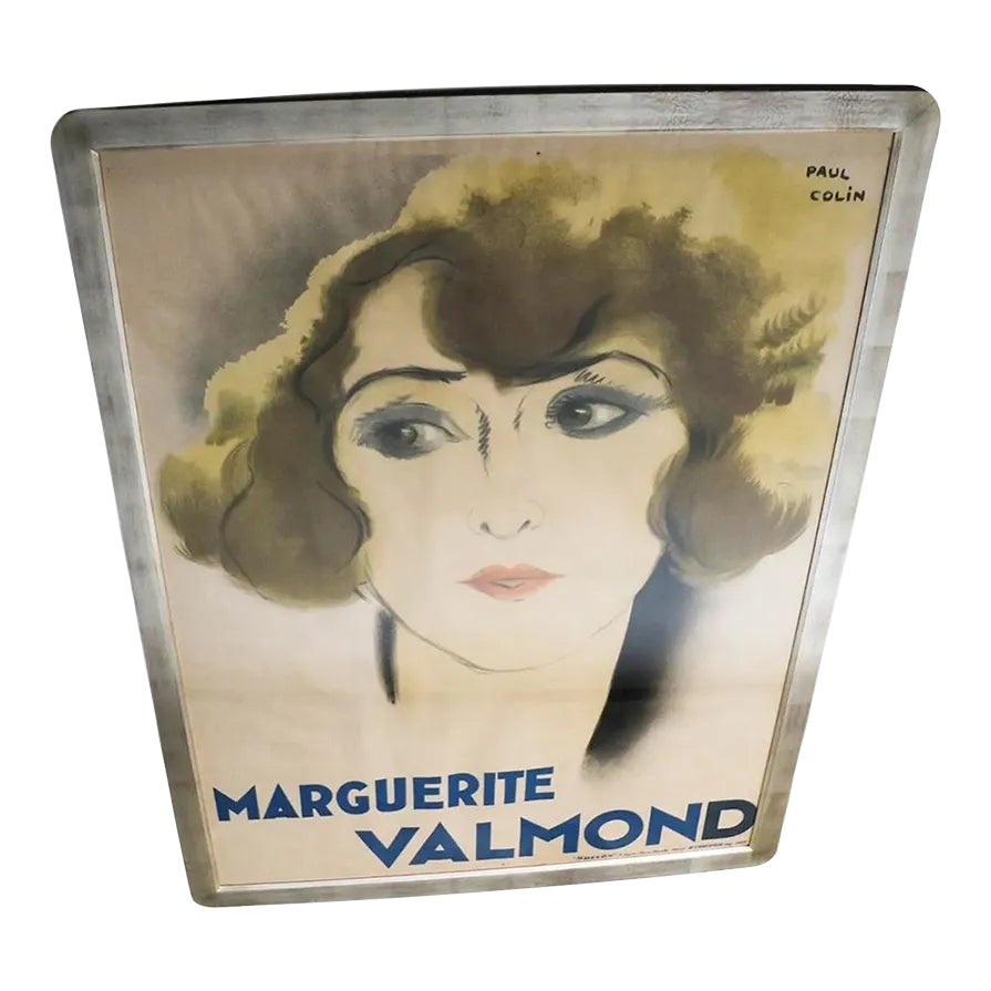 Original French Art Deco Period Poster by Paul Colin 1928 | Chairish