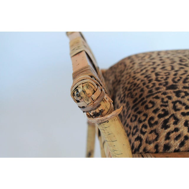 Vintage Bamboo Vanity Seat or Stool | Chairish