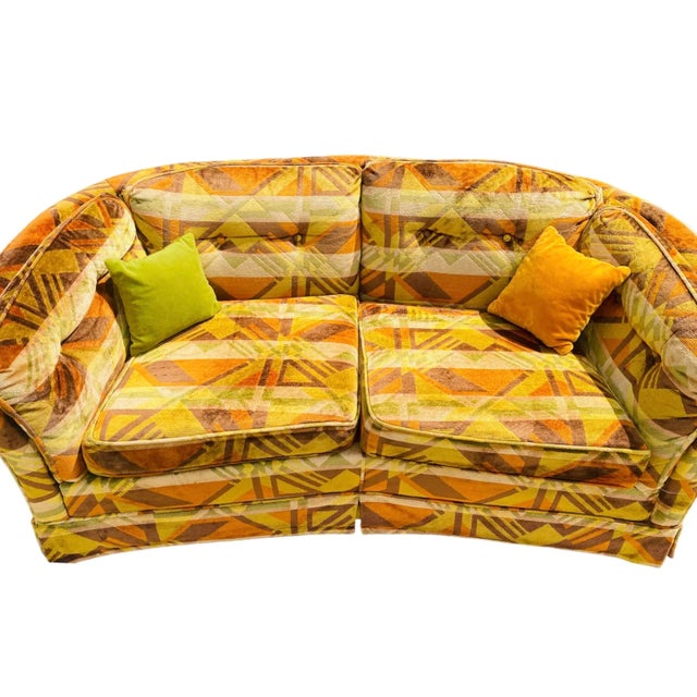 1960s Mid Century Modern Jack Lenor Larsen Style Milo Baughman for ...