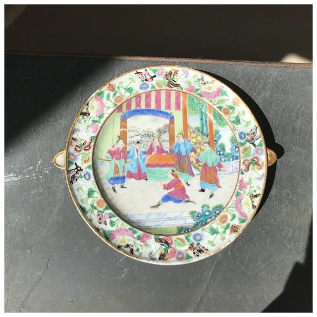 Circa 1820 Chinese Export Porcelain Plate | Chairish