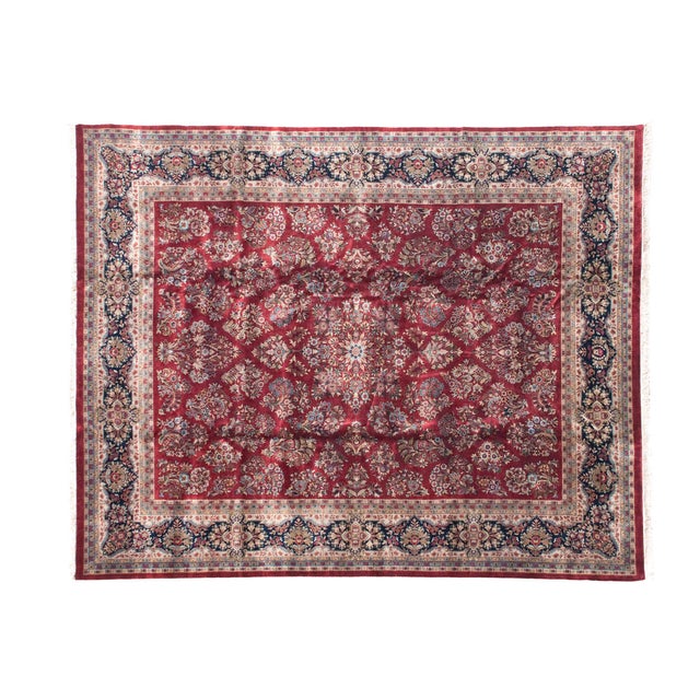 Fine Indian American Sarouk Design Rug - 12' X 15' | Chairish