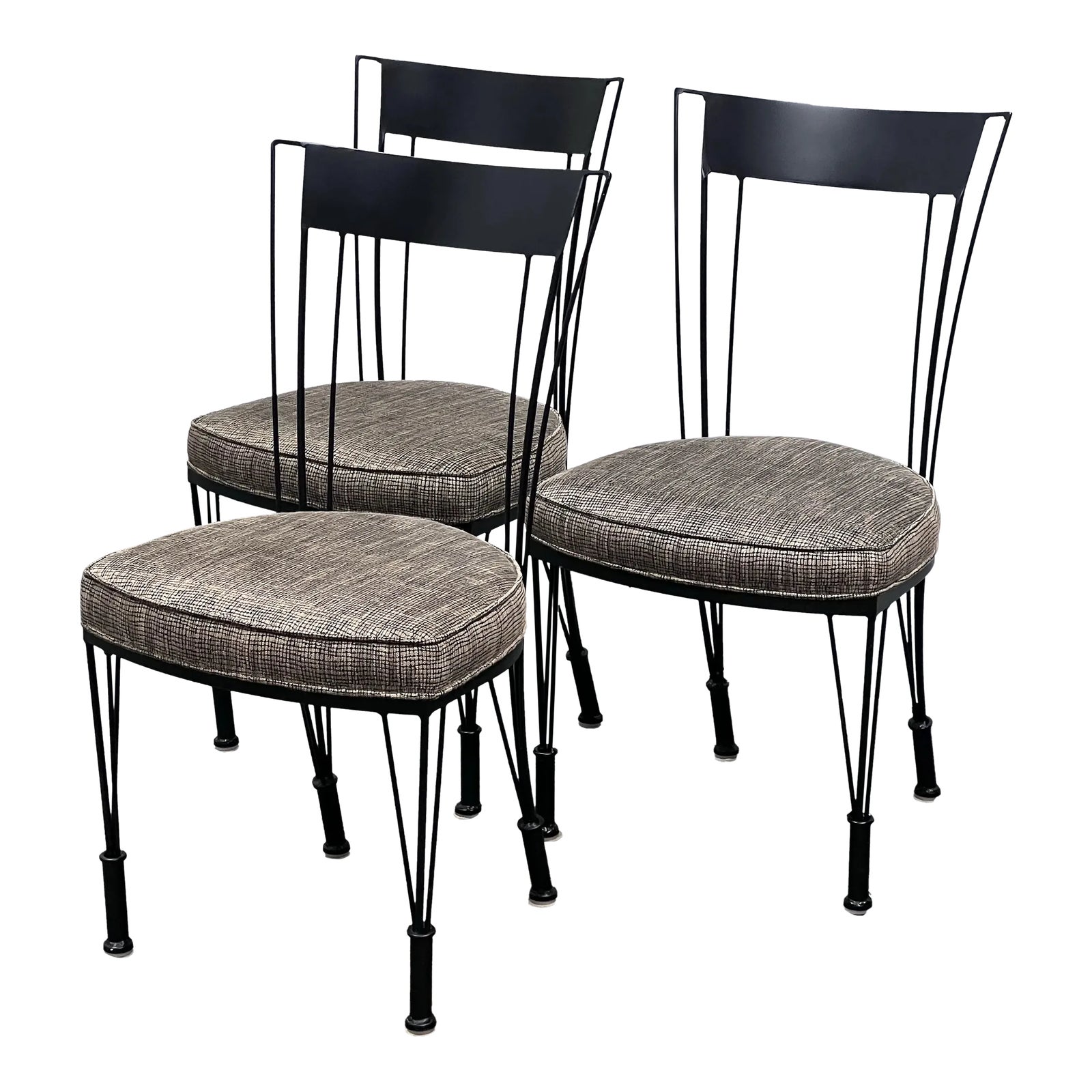 Mid 20th Century Howard-Shaver Vintage Steel Dining Chairs, Set of ...