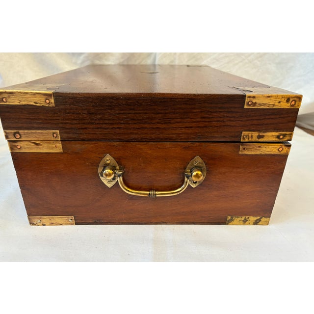 19th Century Anglo - Indian Campaign Box | Chairish