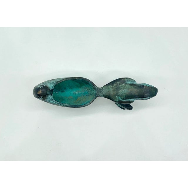 Vintage Asian-Inspired Frog Pulling Snail Shell Brass or Bronze ...