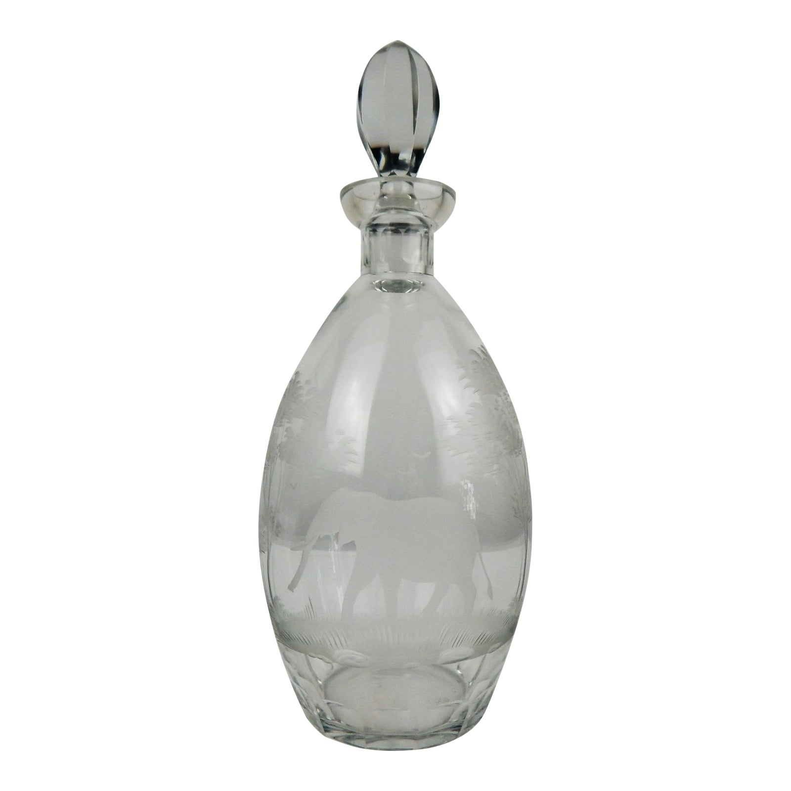 1960s Queen Lace Elephant Decanter | Chairish