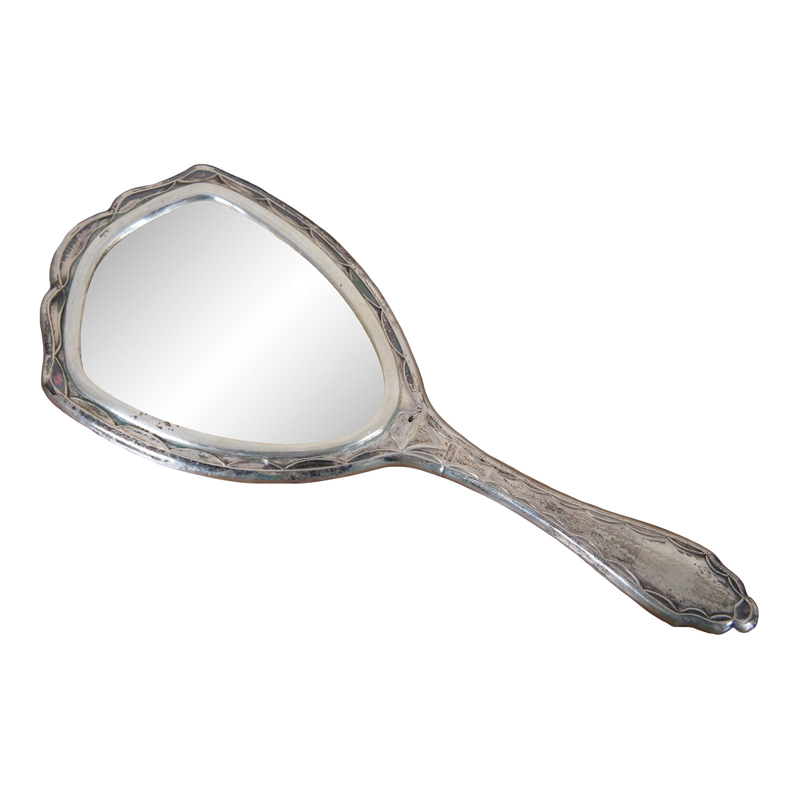 Late 19th Century Antique Victorian Art Nouveau Silver Floral Etched ...
