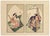 "Ehon Butai Ogi" (A Picture Book of Stage Fans), Hand-Colored Japanese ...