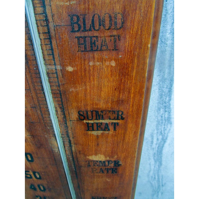 19thc Giant Wooden Advertising Thermometer New York Life Insurance Co ...