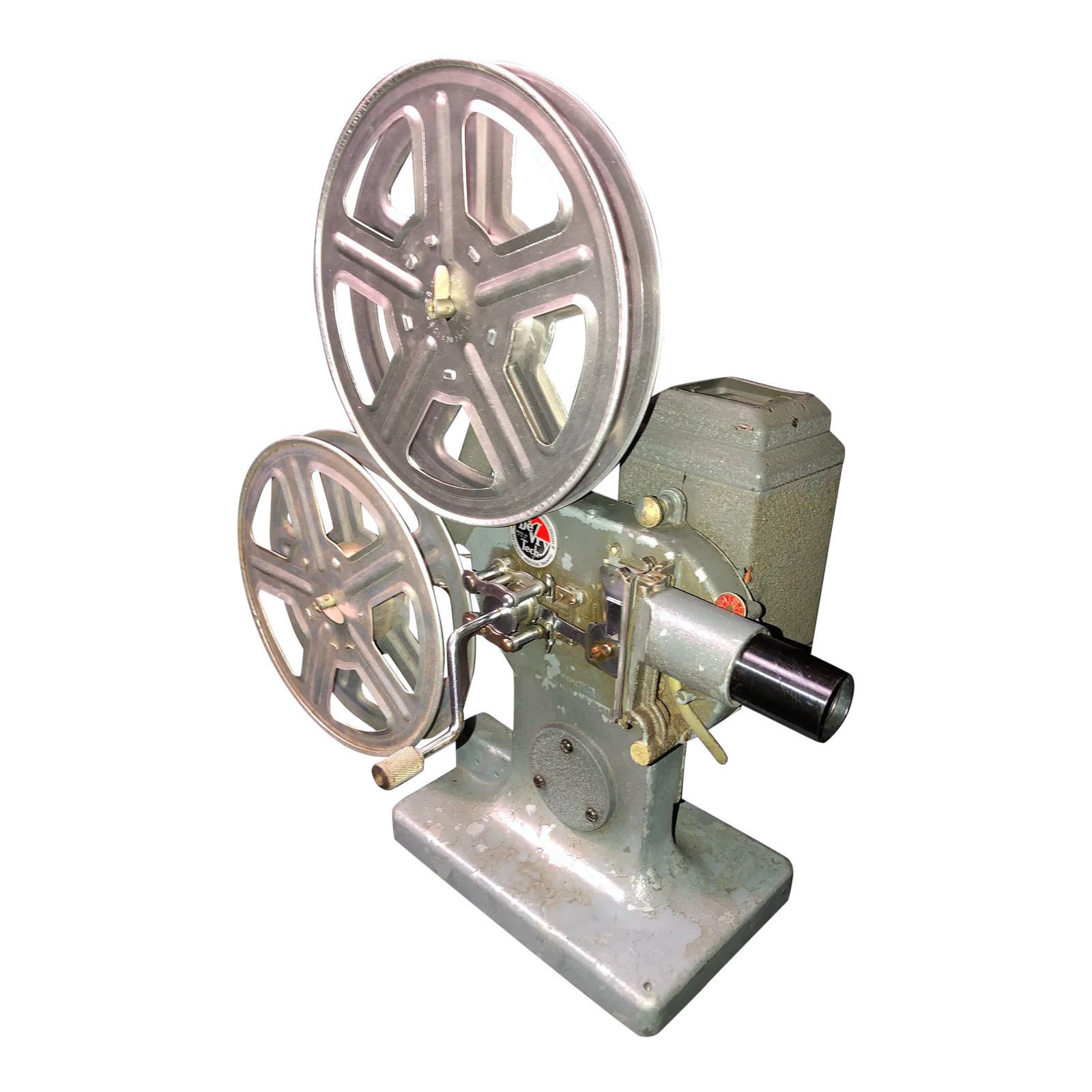 Circa Mid 20th Century DeVry 16mm Hand Crank Projector | Chairish