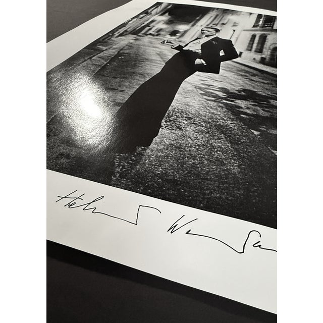 Helmut Newton "Rue Aubriot, Paris 1975" Hand Signed Vintage Silver ...
