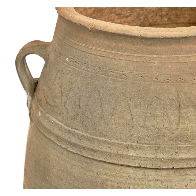 Antique Grande Greek Style Pots - Set of 2 | Chairish