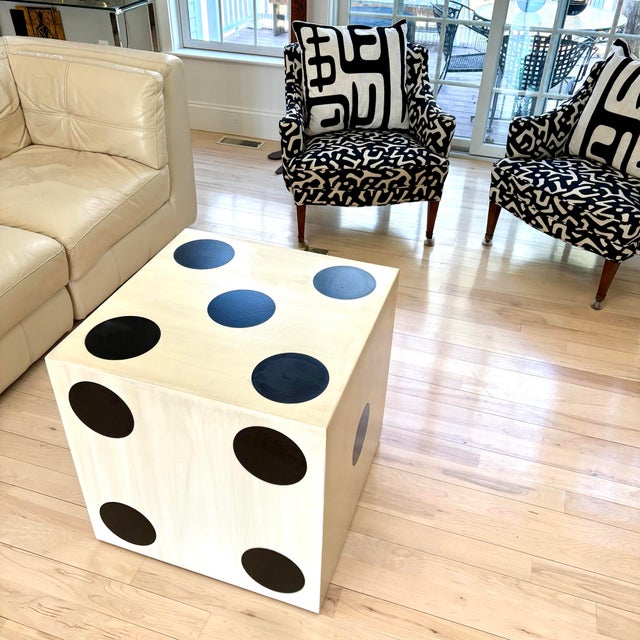 Pair of Mid Century Dice Tables | Chairish