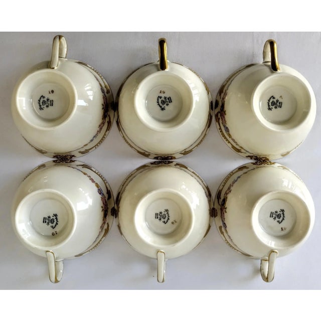 Vintage Kpm Royal Ivory “The Festival” Tea Cups & Saucers - Set of 12 ...