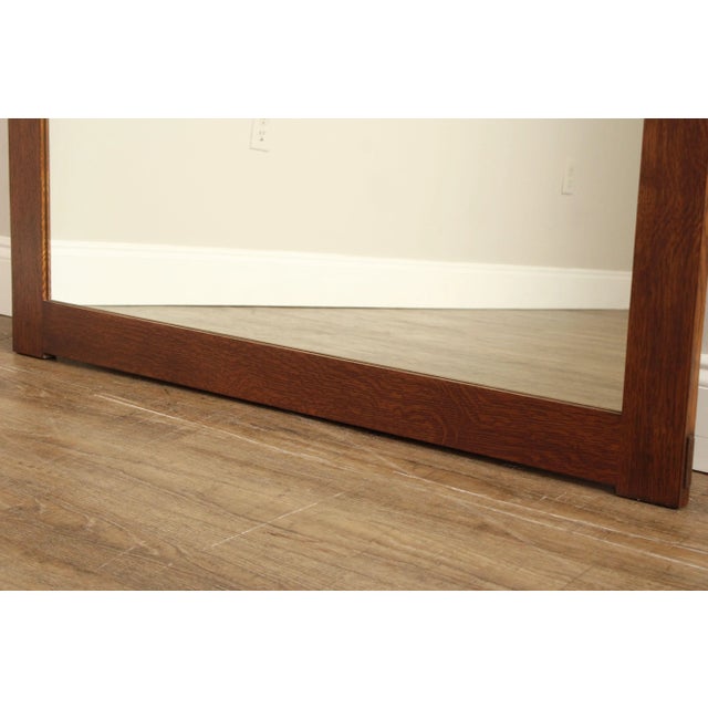 Stickley Mission Collection Oak Wall Mirror | Chairish