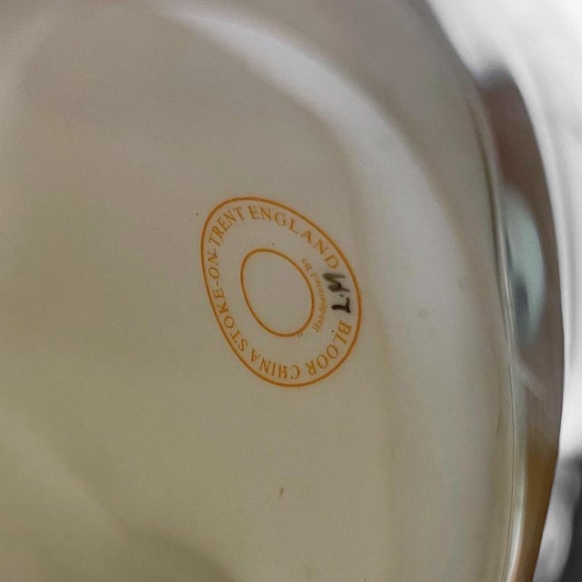 English Trout Head Stirrup Cup Porcelain Silverplate Rim Stoke-on-Trent ...