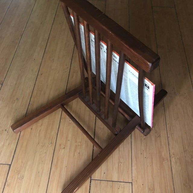 1950s Scandinavian Style Wooden Display Rack | Chairish