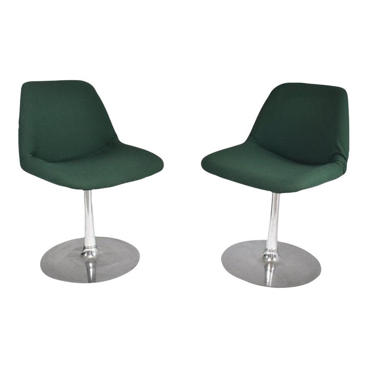 1960's Pair of Robin Day Rotating Chairs | Chairish