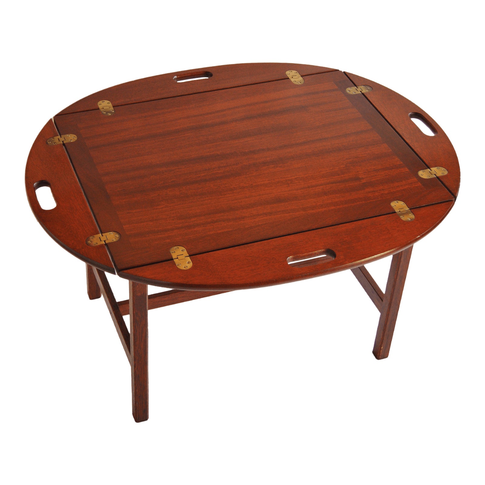 1970s Georgian Styled Butler Table in Mahogany Denmark 1979 - With ...