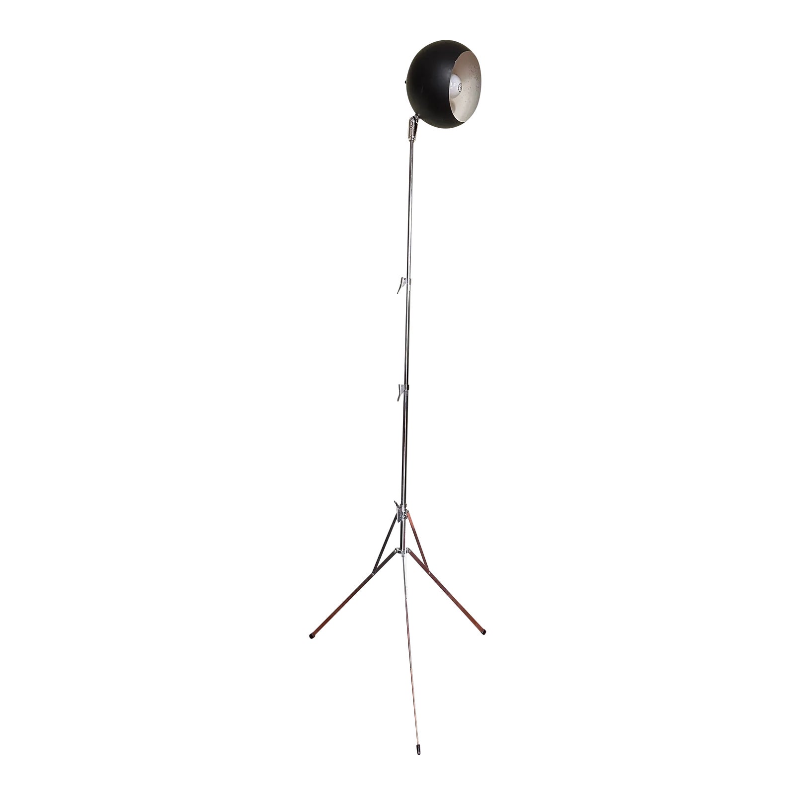 Mid Century Robert Sonneman Telescoping Globe Spot Floor Lamp | Chairish