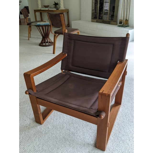 Mid 20th Century Danish Modern Borge Jensen & Sonner Safari Sling Chair ...
