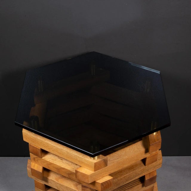Split Rail Side Table-Like New | Chairish
