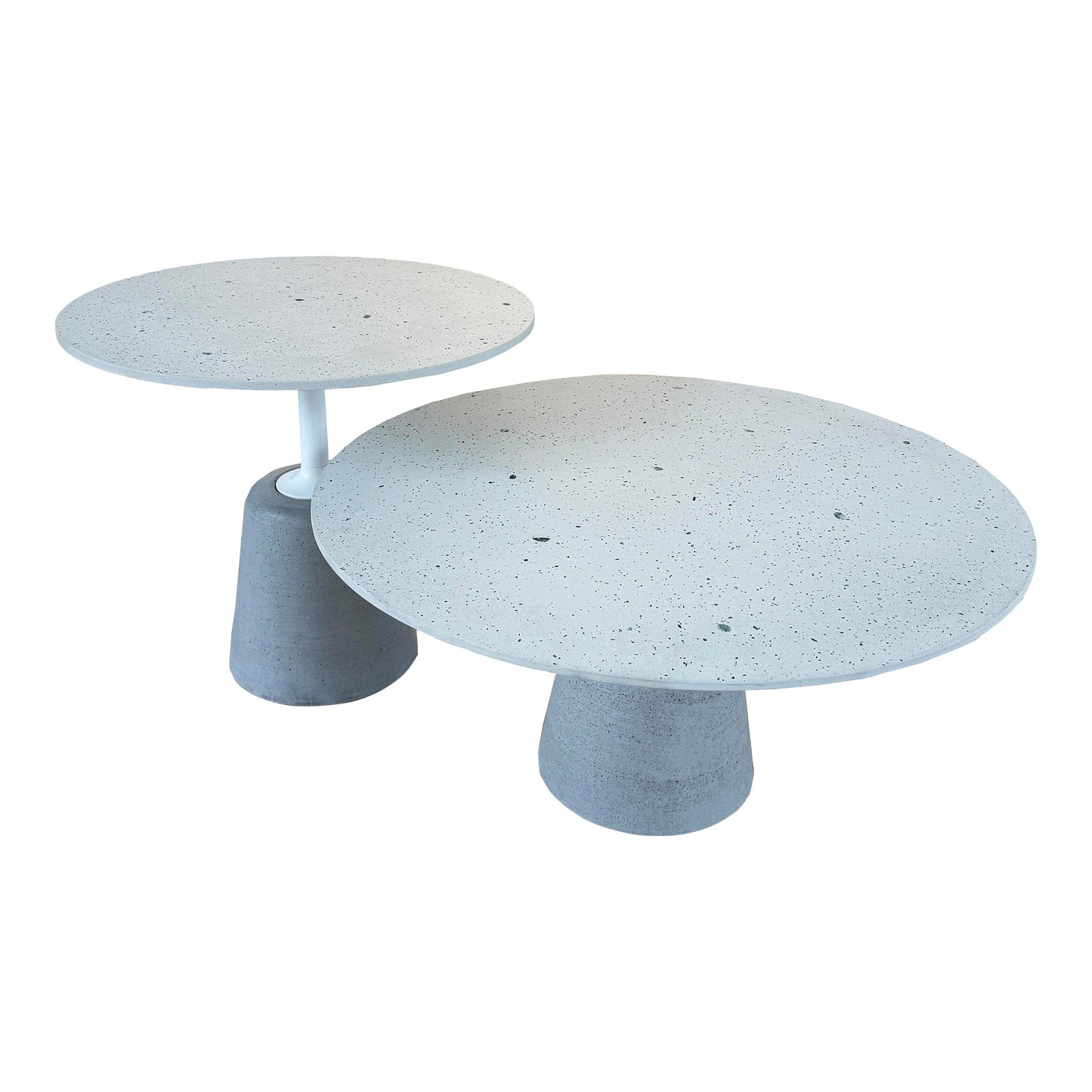 Set of Two Rock Mini Side Tables by MDF Italia | Chairish