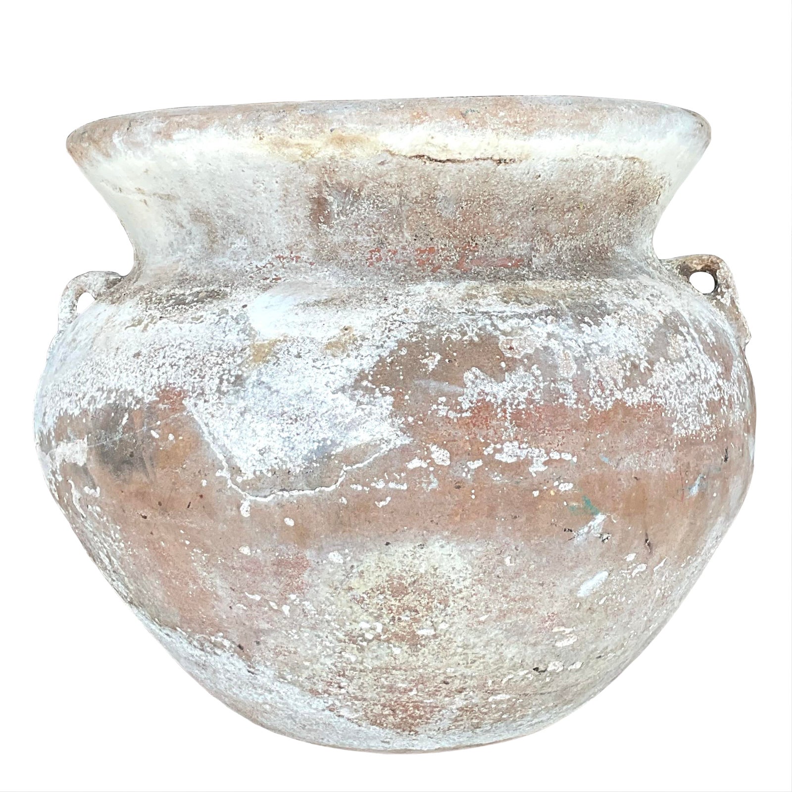 Vintage Patinated Terra Cotta Planter | Chairish