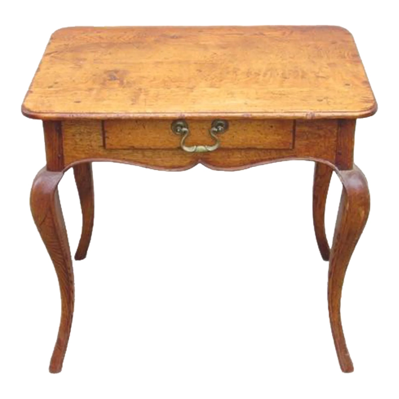 French Golden Oak Table | Chairish