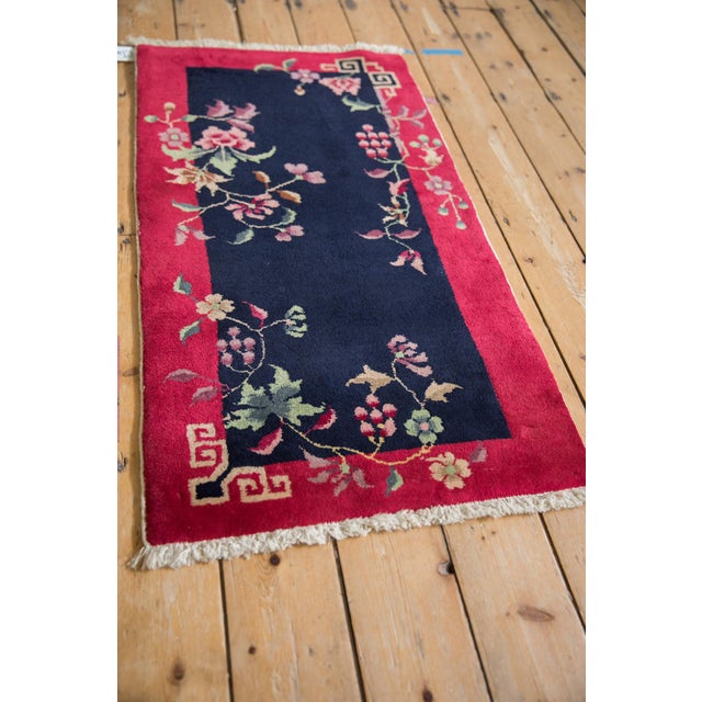 Vintage Nichols Art Deco Rug Runner - 2' X 3'9" | Chairish