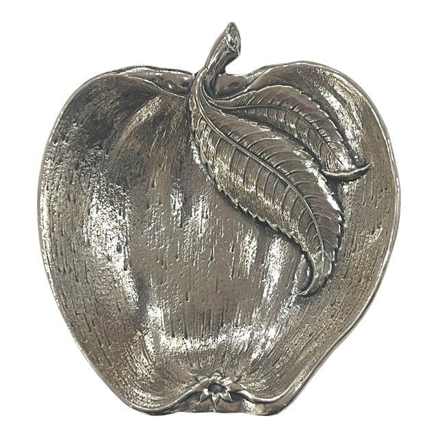 Vintage Buccellati Sterling Apple Dish | Chairish