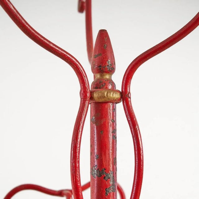 Wrought Iron Coat Rack | Chairish