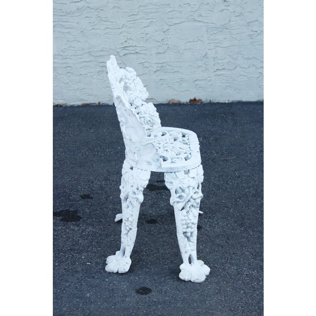 Mid 20th Century Victorian Style Cast Aluminum Grapevine Pattern ...