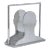 Aluminum Silhouette Magazine Rack | Chairish